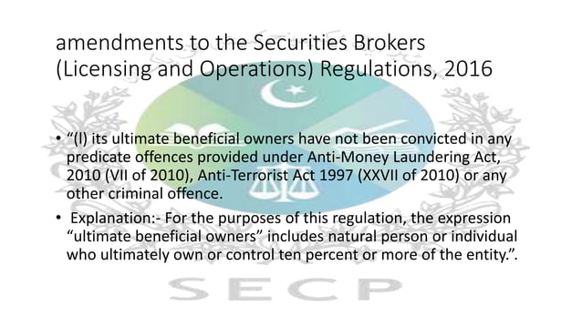 security exchange commision (SECP) | PPTX | Business Accounting ...