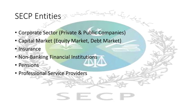 security exchange commision (SECP) | PPTX | Business Accounting ...