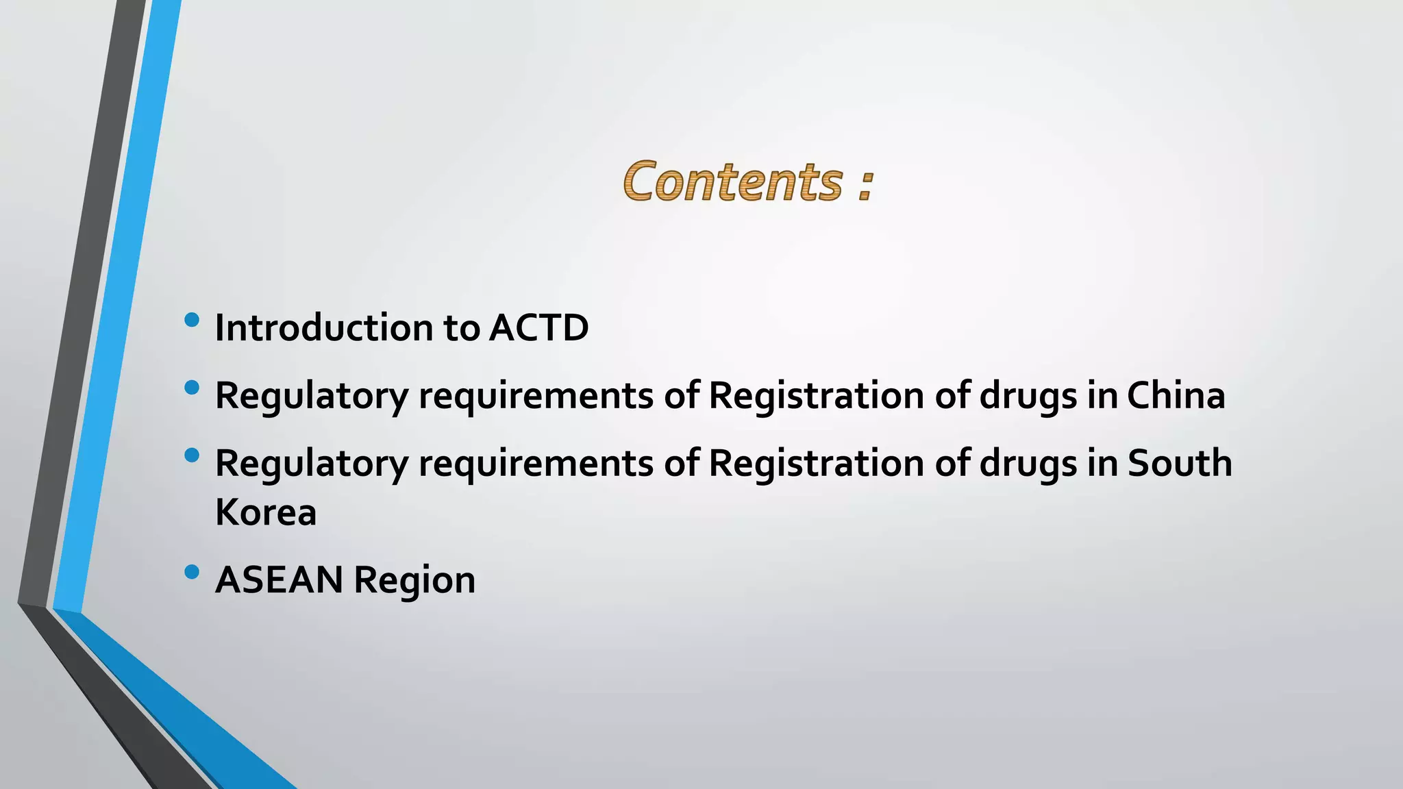 REGULATORY REQUIREMENTS FOR ASEAN COUNTRIES | PPTX