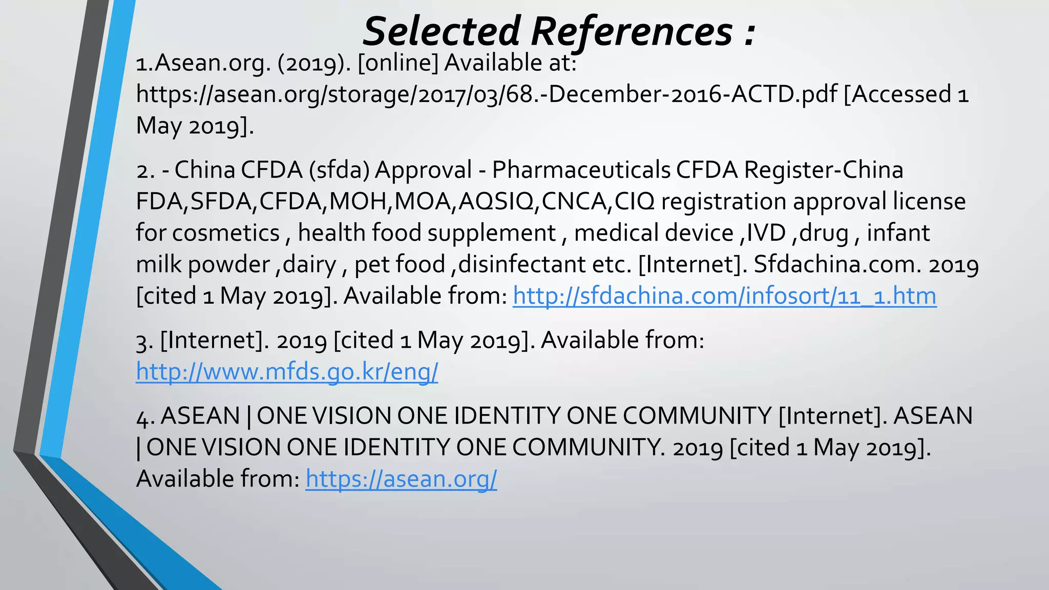 REGULATORY REQUIREMENTS FOR ASEAN COUNTRIES | PPTX