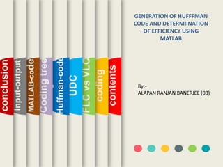 HUFFFMAN CODE | PPT