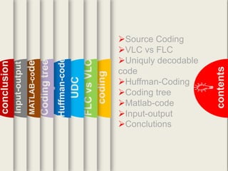 HUFFFMAN CODE | PPT