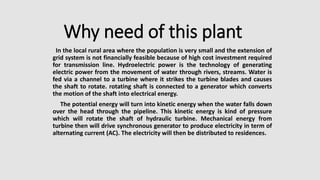 Vortex Micro hydro powerplant | PPTX