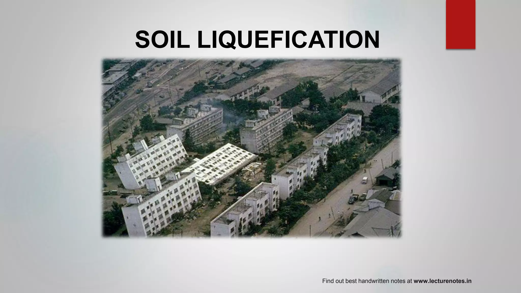 Power point presentation on Soil Liquefaction | PPTX