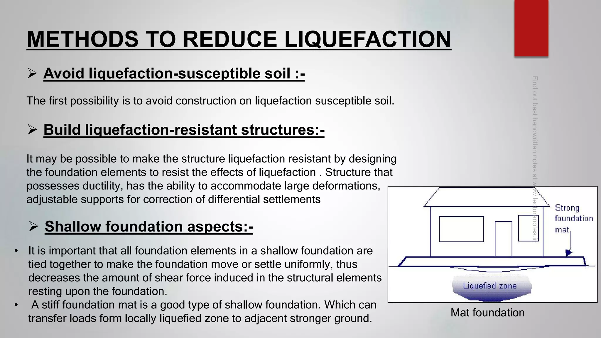 Power point presentation on Soil Liquefaction | PPTX | Geology | Science