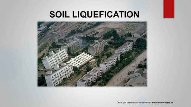 Power point presentation on Soil Liquefaction | PPTX | Geology | Science
