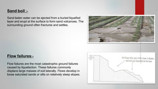 Power point presentation on Soil Liquefaction | PPTX