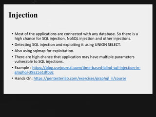 Pentest Application With GraphQL | Null Bangalore Meetup | PPT