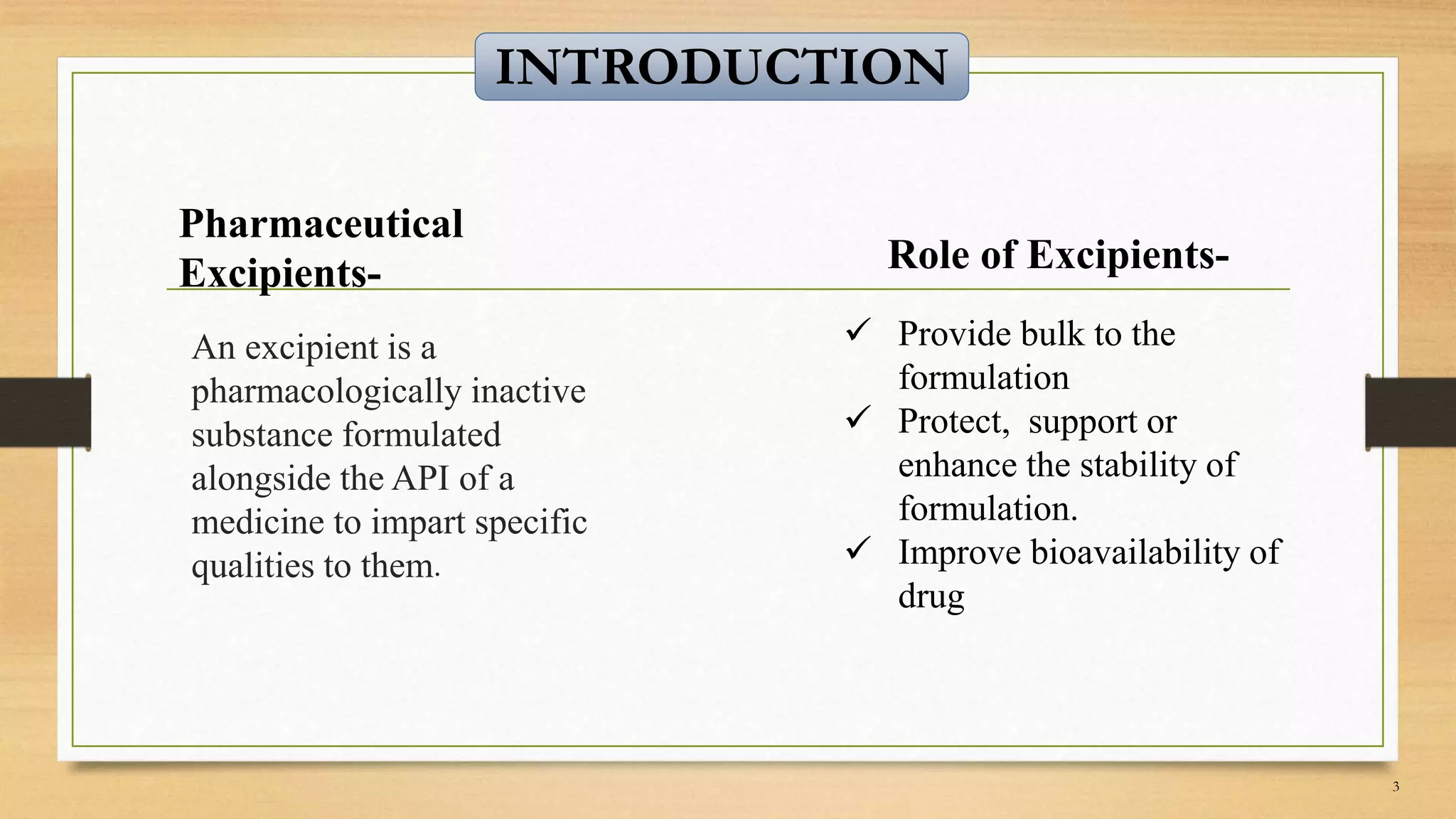 Drug excipient interaction | PPTX