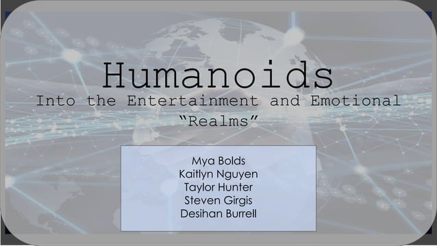 Student Presentation: AI, Humanoids | PDF