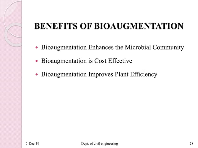 bioaugmentation as remediation technology | PPTX
