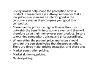 Marketing mix 4p's of marketing | PDF