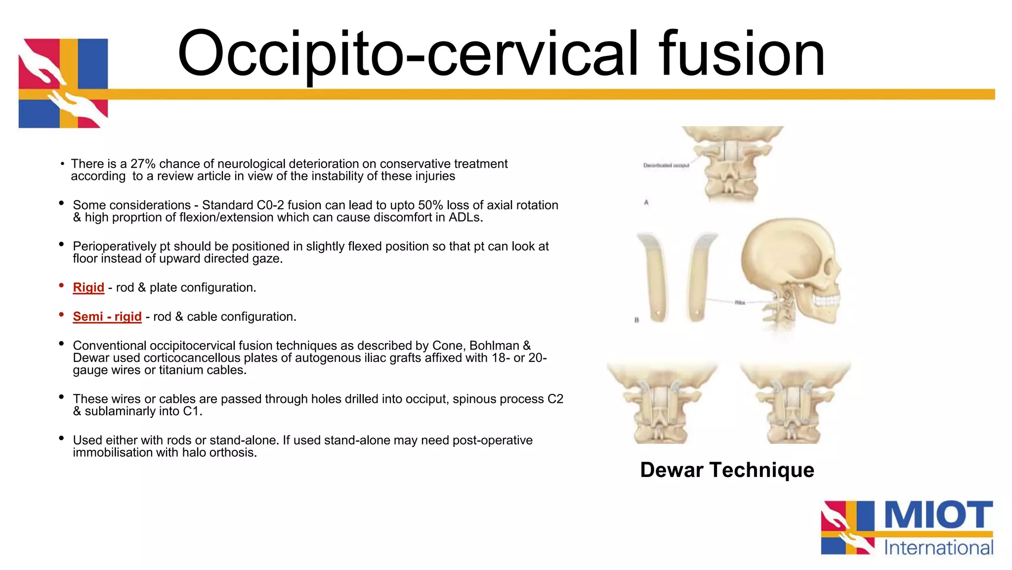 Injuries at occipitocervical junction | PPTX