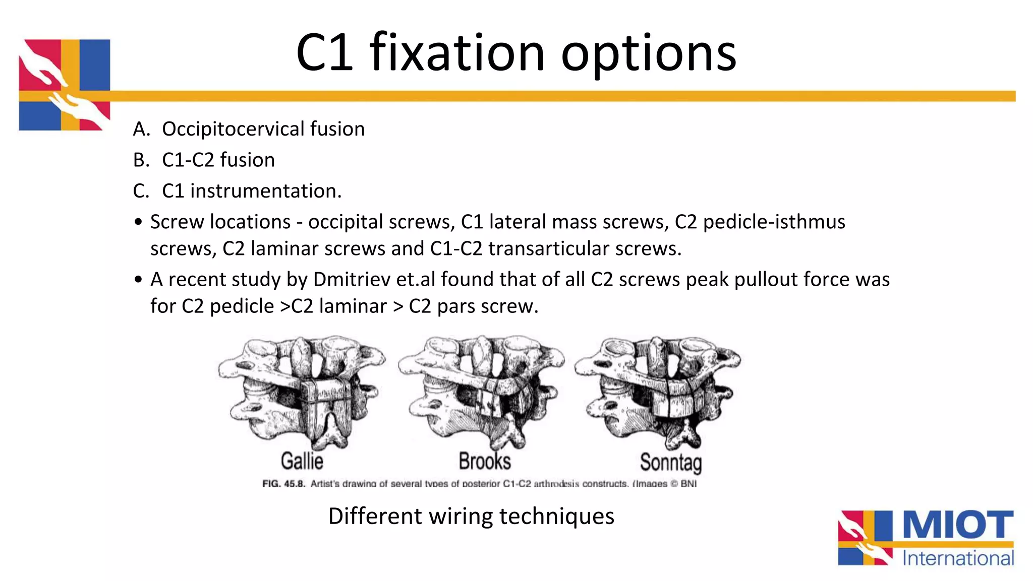 Injuries at occipitocervical junction | PPTX