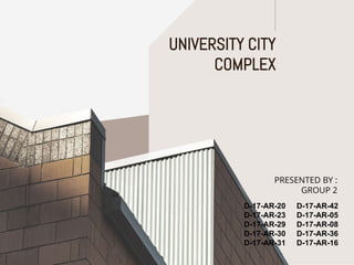 university campus design | PPTX