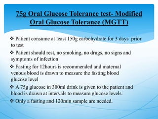 RECENT ADVANCES IN THE MANAGEMENT OF GESTATIONAL DIABETES AND PRE ...