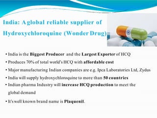 HYDROXYCHLOROQUINE MECHANISMS | PPTX