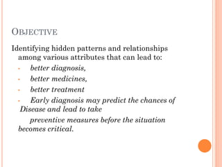 DISEASE PREDICTION SYSTEM USING DATA MINING | PPTX