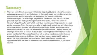 Lead Scoring Case Study | PPTX