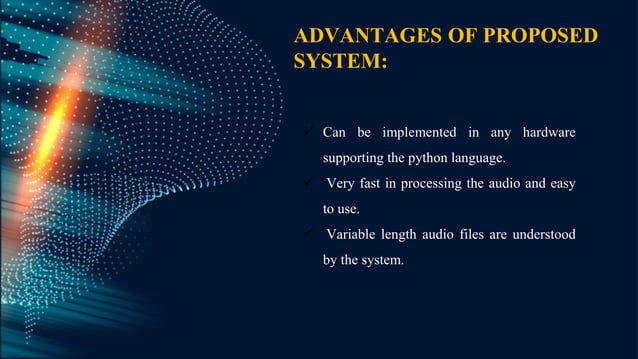 SPEECH BASED EMOTION RECOGNITION USING VOICE | PPTX