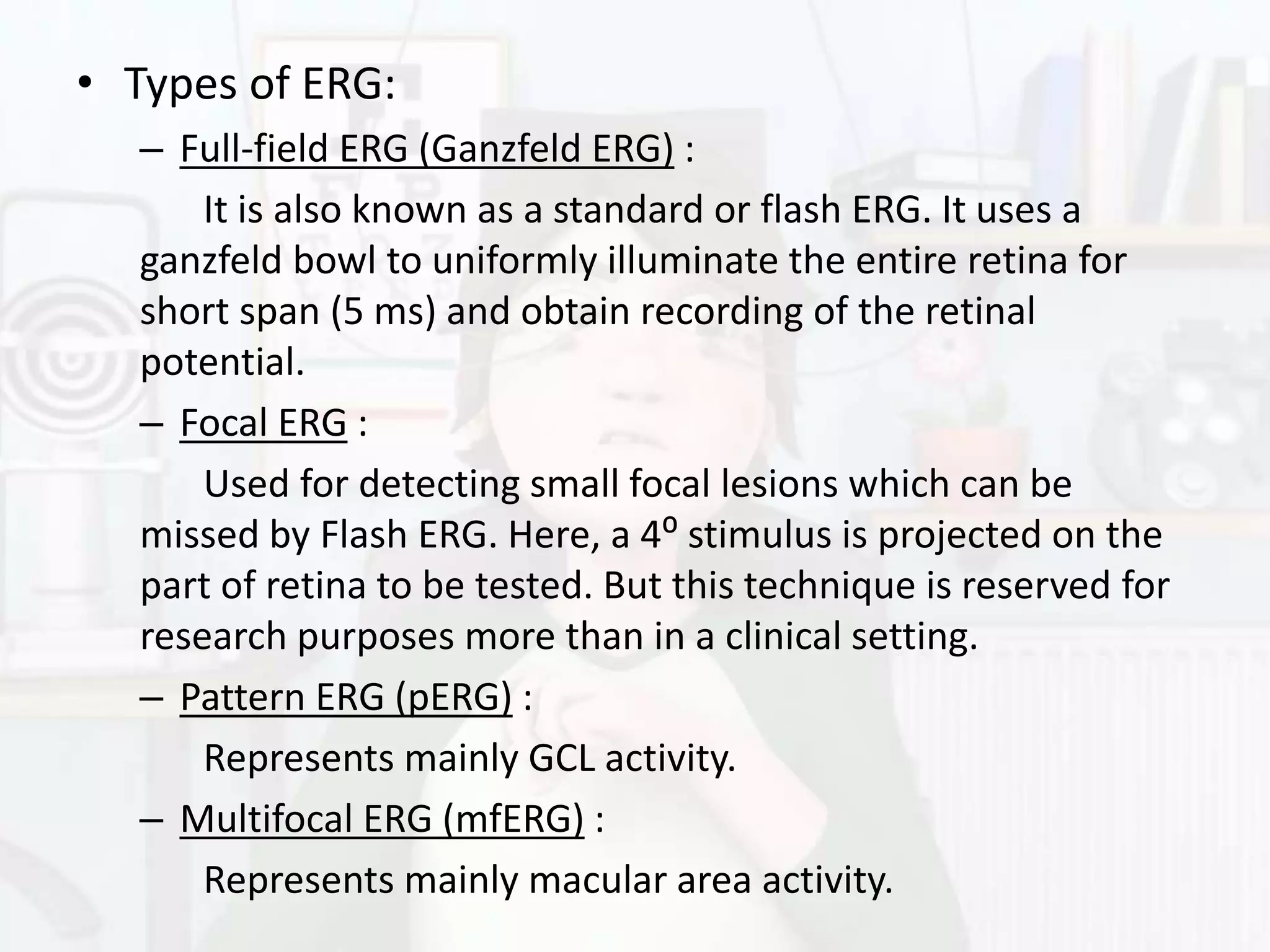 Electrophysiology of the Eye | PPTX