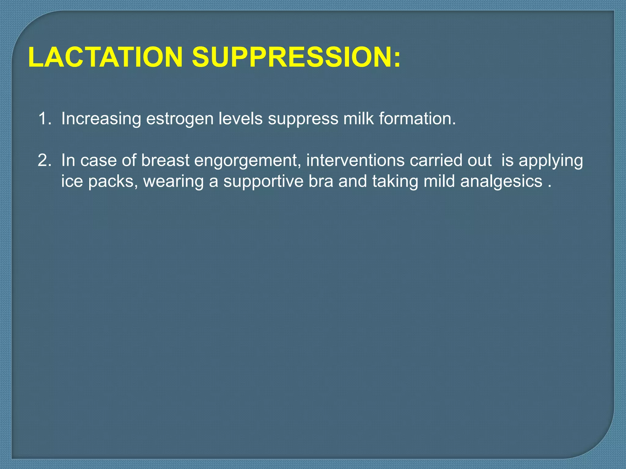 LACTATION MANAGEMENT | PPTX