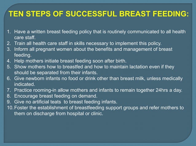LACTATION MANAGEMENT | PPTX