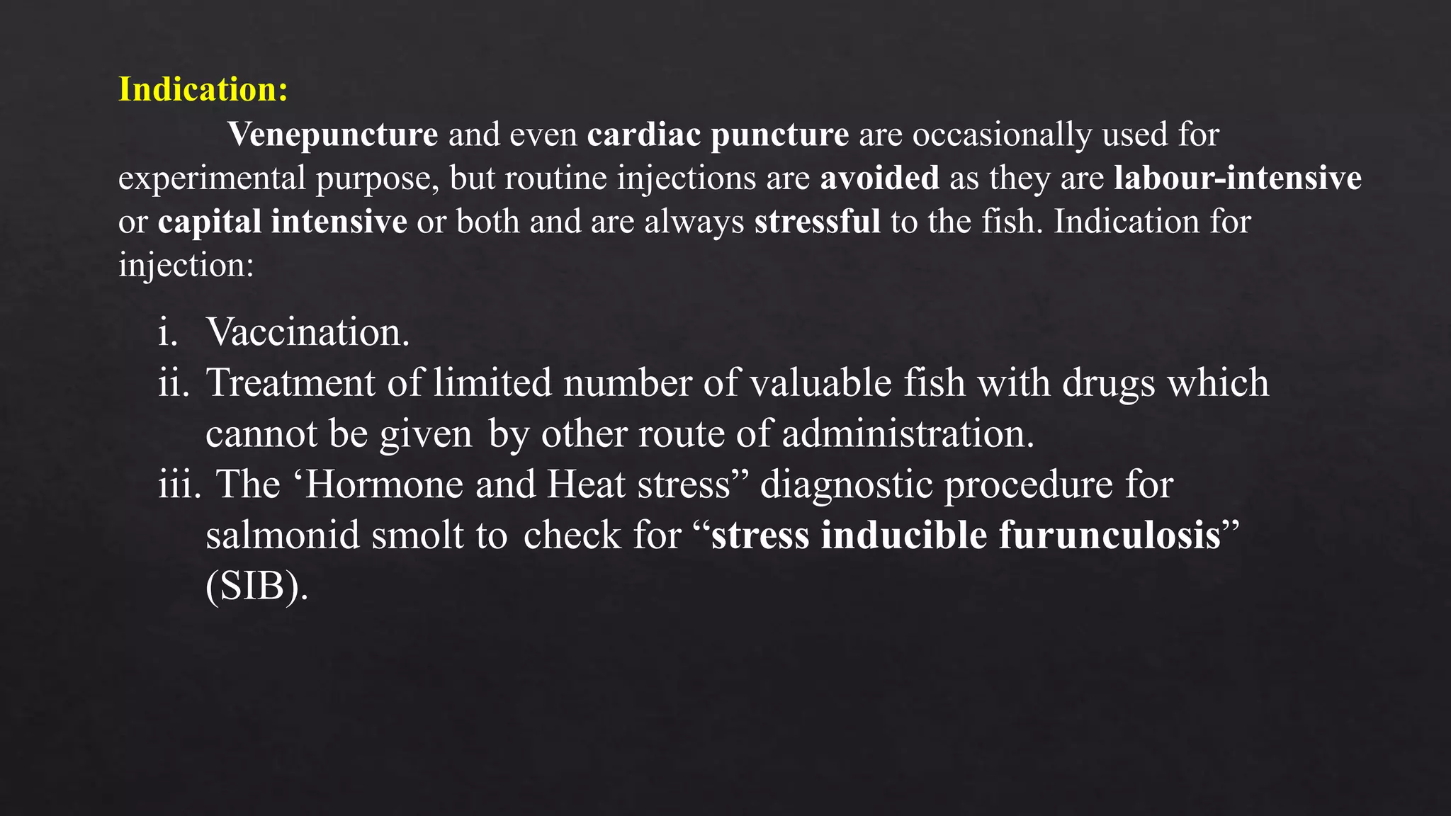 ROUTE OF ADMINISTRATION OF DRUGS AND METHOD OF APPLICATION TO FISH | PPTX