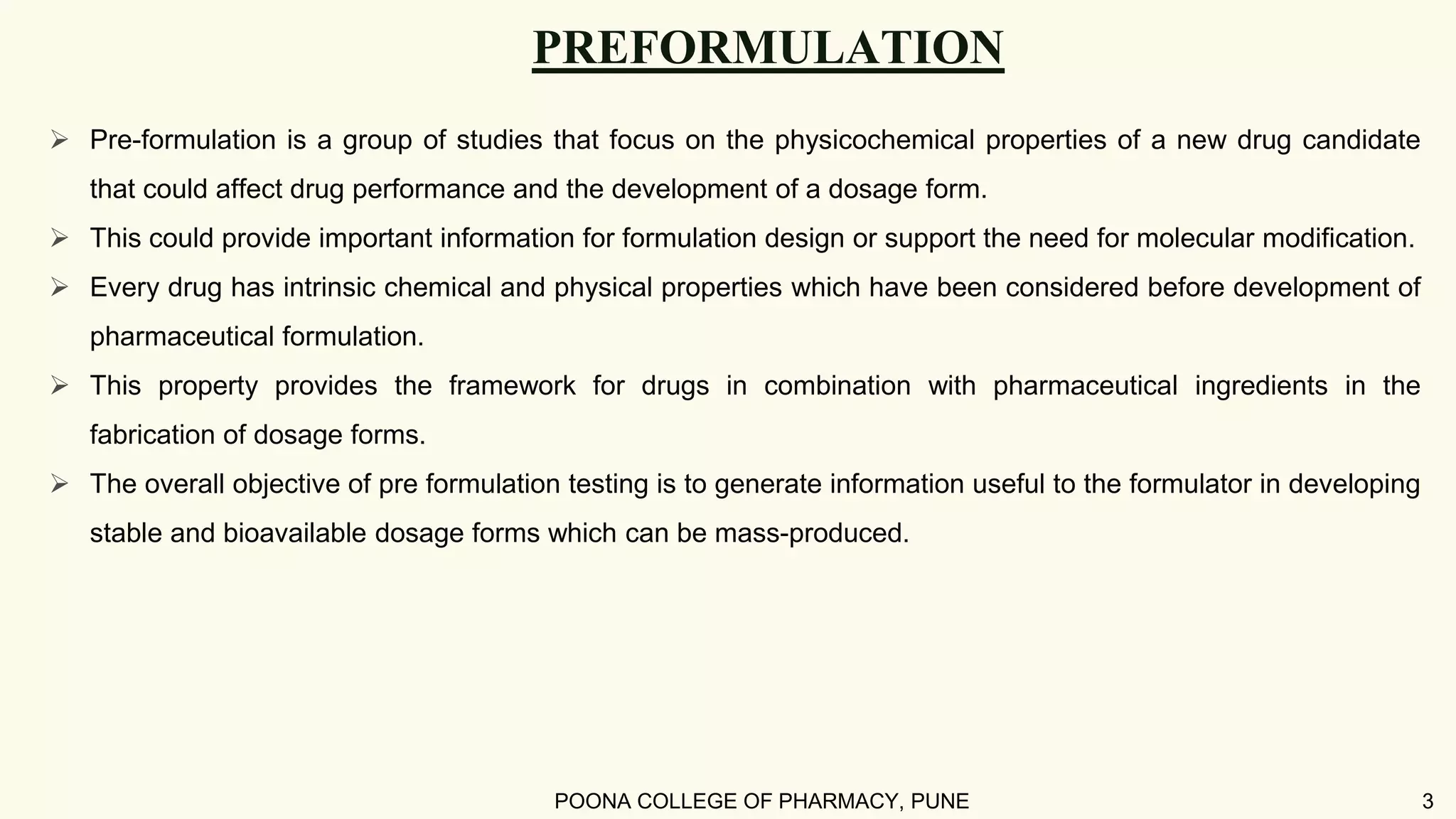 preformulation studies by SeDeM expert system tool | PPT