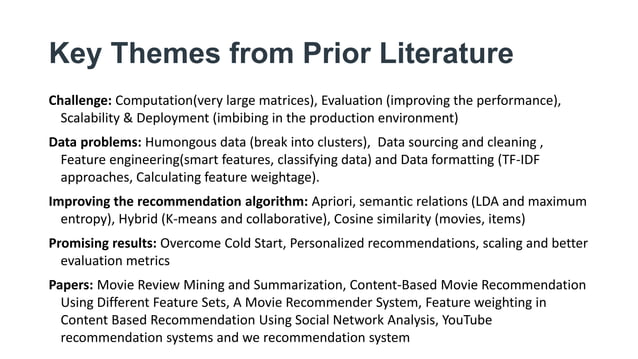 MovieRecommenderSystem.pptx | Computing | Technology & Computing