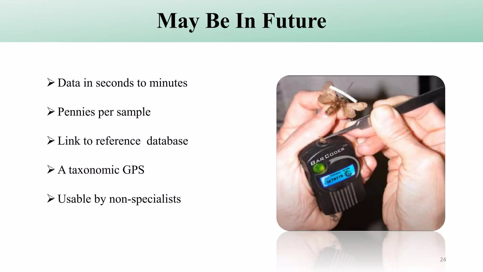Conservation Biotechnology: DNA and Tissue Bank, DNA Barcoding , DNA fingerprint | PPT
