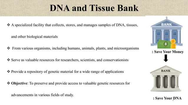 Conservation Biotechnology: DNA and Tissue Bank, DNA Barcoding , DNA ...