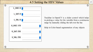 Color Detection & Segmentation based Invisible Claok | PDF