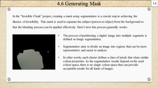 Color Detection & Segmentation based Invisible Claok | PDF