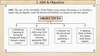 Color Detection & Segmentation based Invisible Claok | PDF