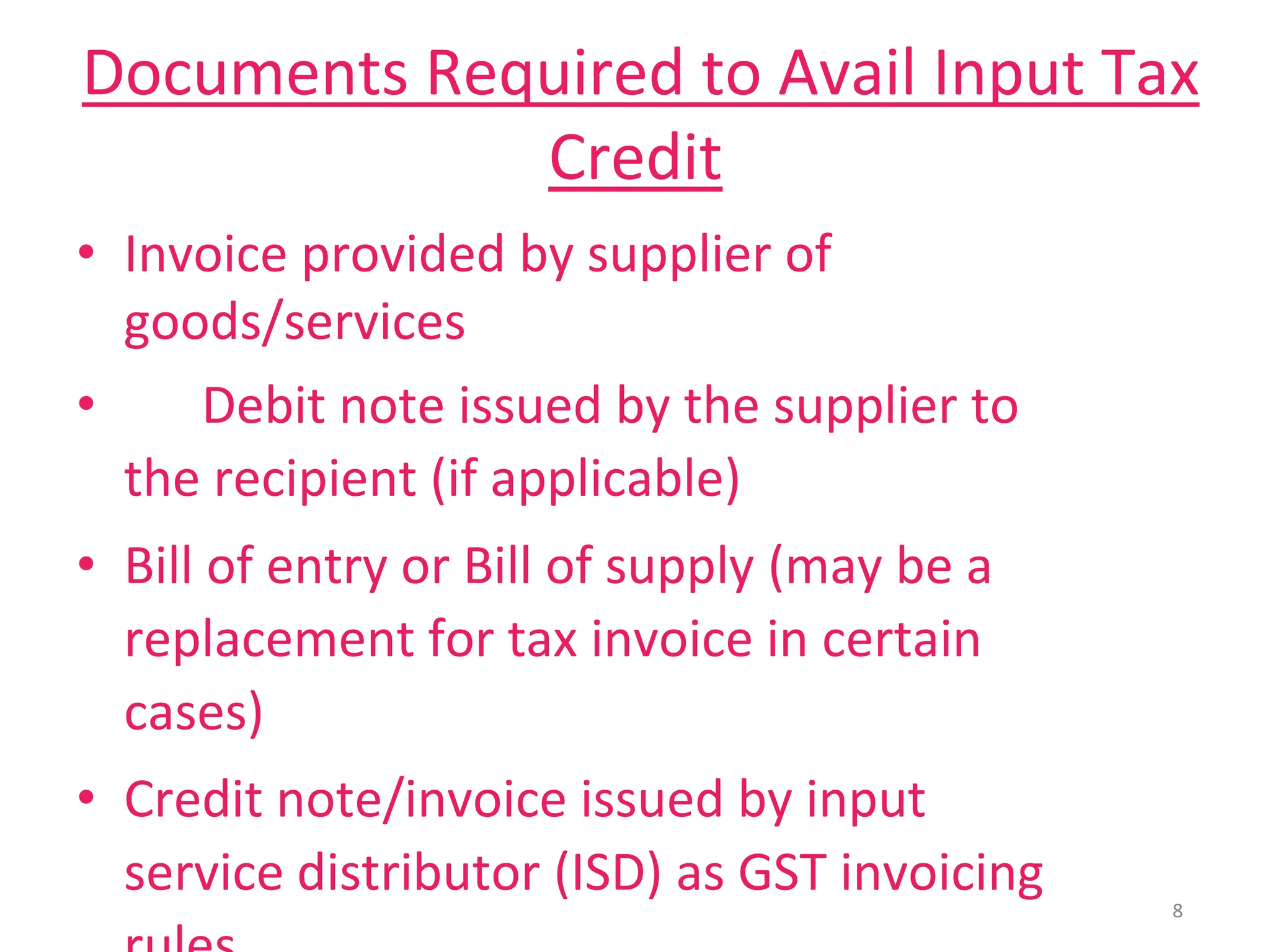 final ppt of input tax credit in gst law.pptx