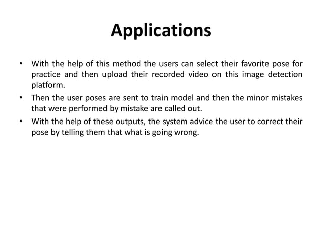 Yoga Pose Detection Using Deep Learning Project Ppt Pptx