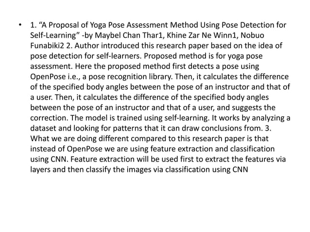 Yoga pose detection using deep learning project PPT.pptx
