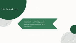 INTERNATIONAL ORGANISATION POWERPOINT PPT | PPT