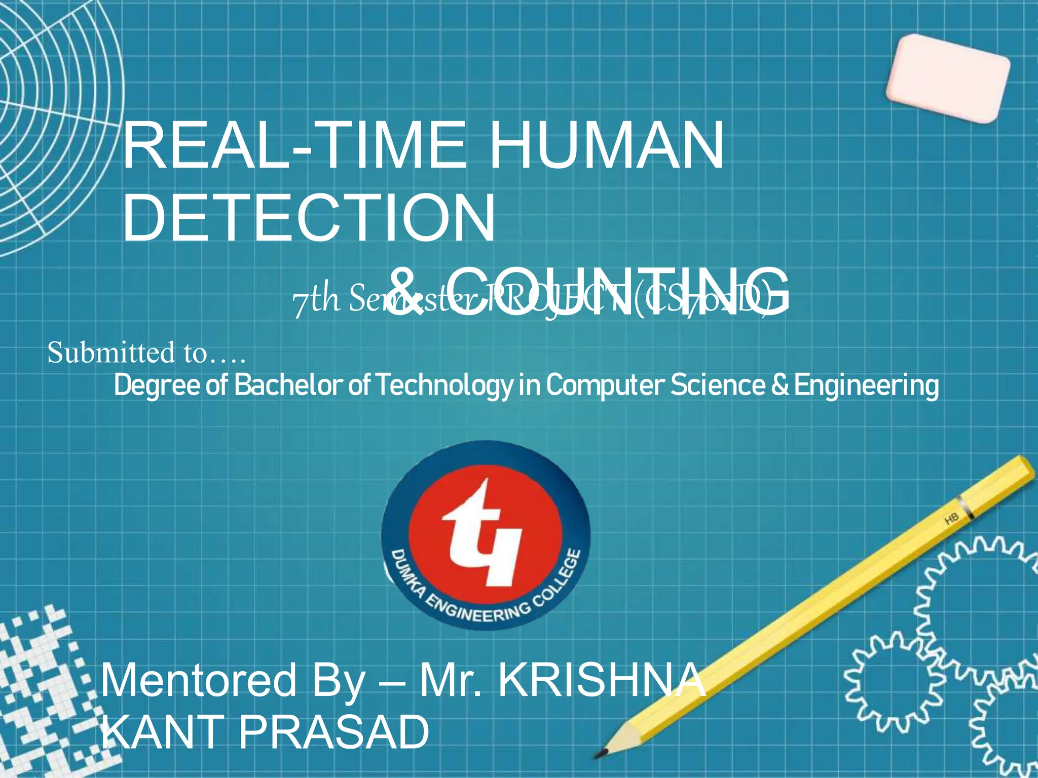 Final PPT.ppt about human detection and counting | PPT