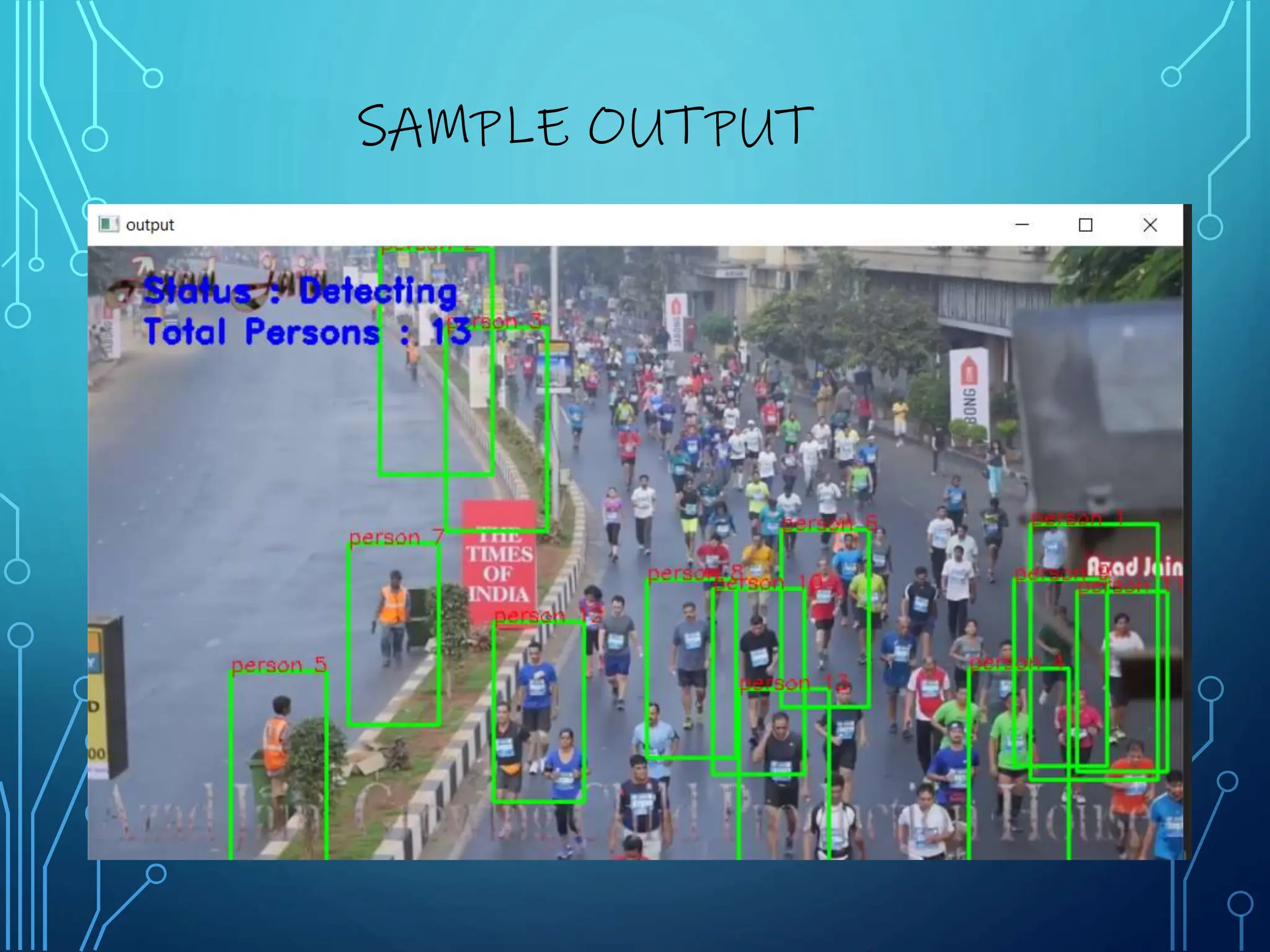 Final PPT.ppt about human detection and counting | PPT