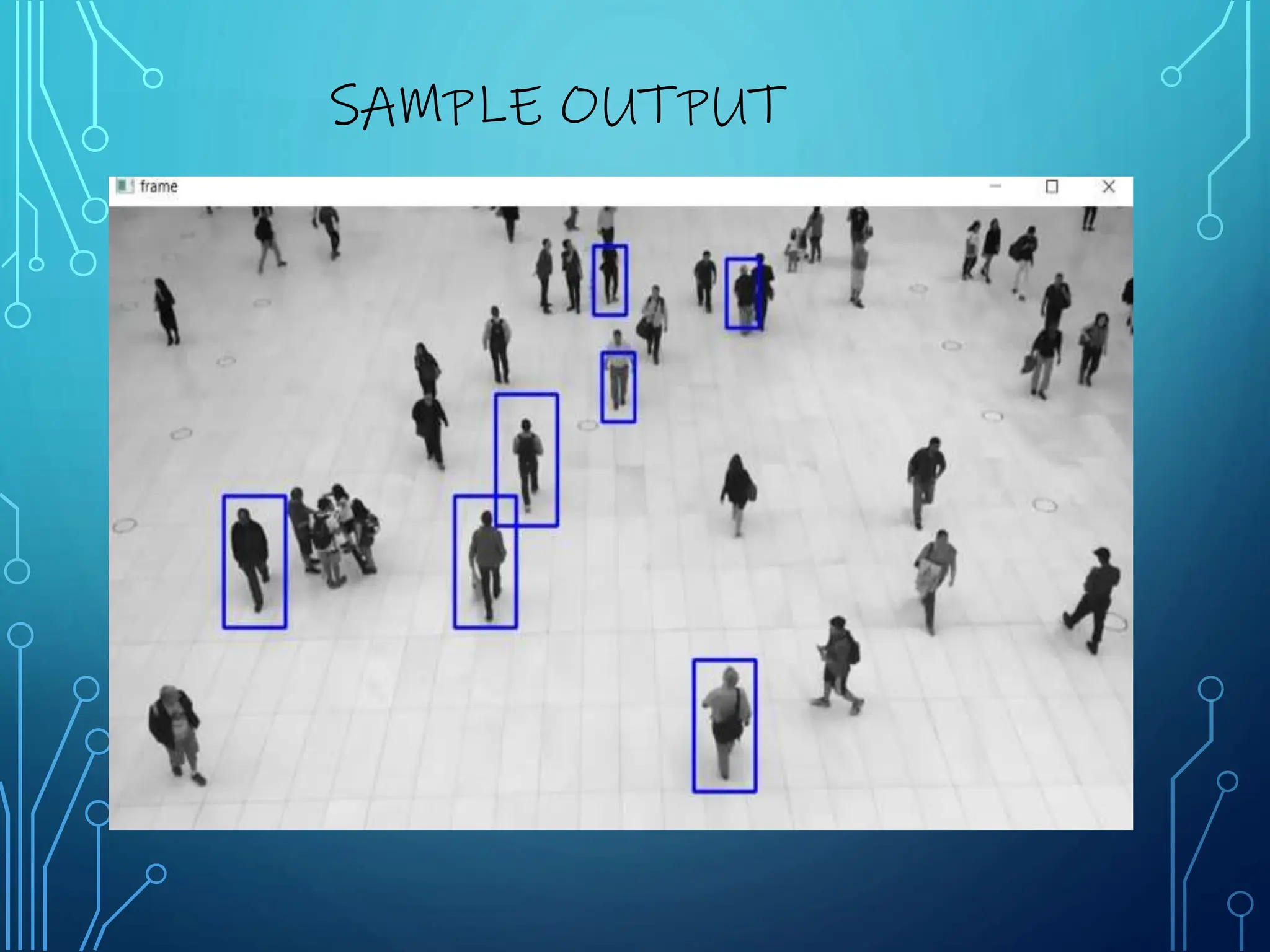 Final PPT.ppt about human detection and counting | PPT