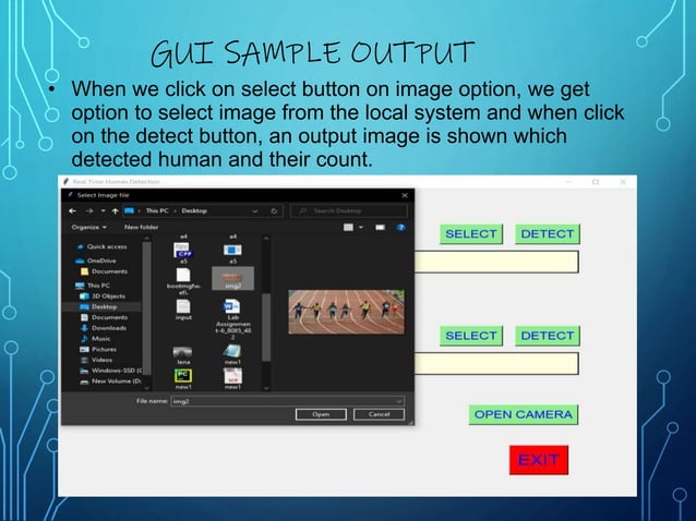 Final PPT.ppt about human detection and counting | PPT