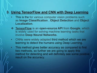 Final PPT.ppt about human detection and counting | PPT