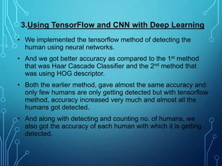 Final PPT.ppt about human detection and counting | PPT