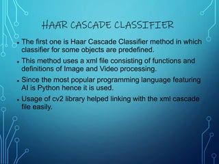 Final PPT.ppt about human detection and counting | PPT