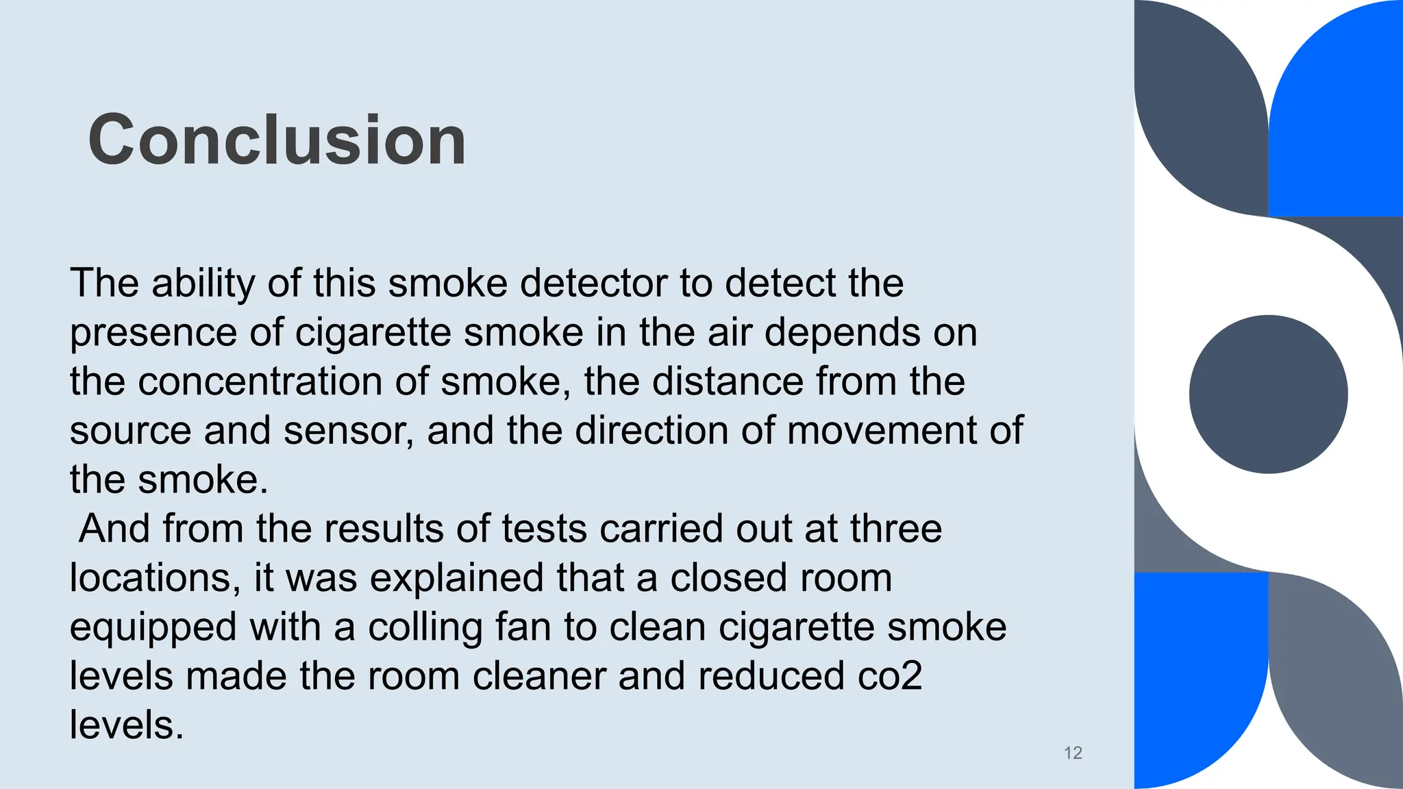 smoke sensor detector using ardiuno board ppt for mini project | PPTX