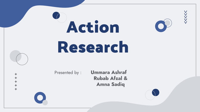 Action research a study power point slides | PPT