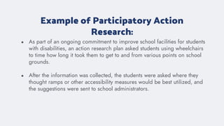 Action research a study power point slides | PPTX