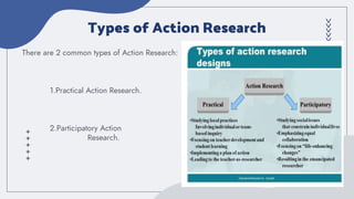 Action research a study power point slides | PPTX